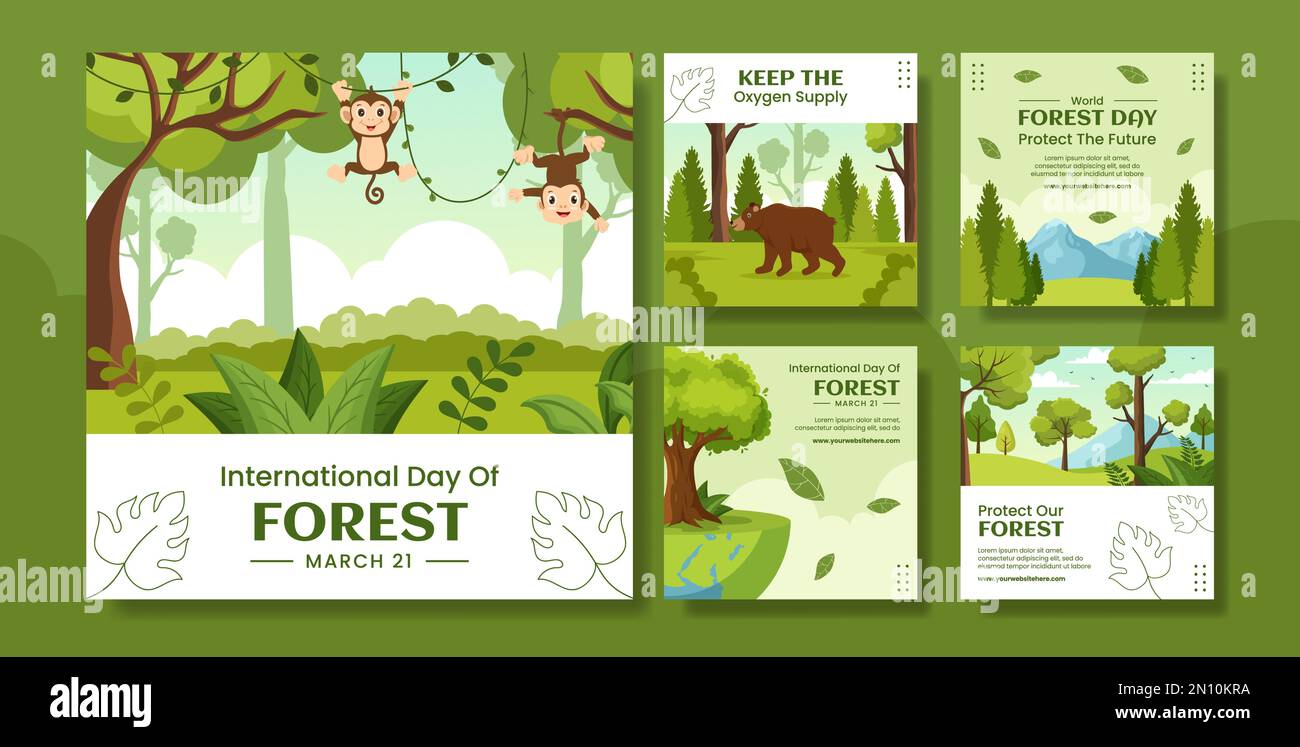 Social forestry Stock Vector Images - Alamy