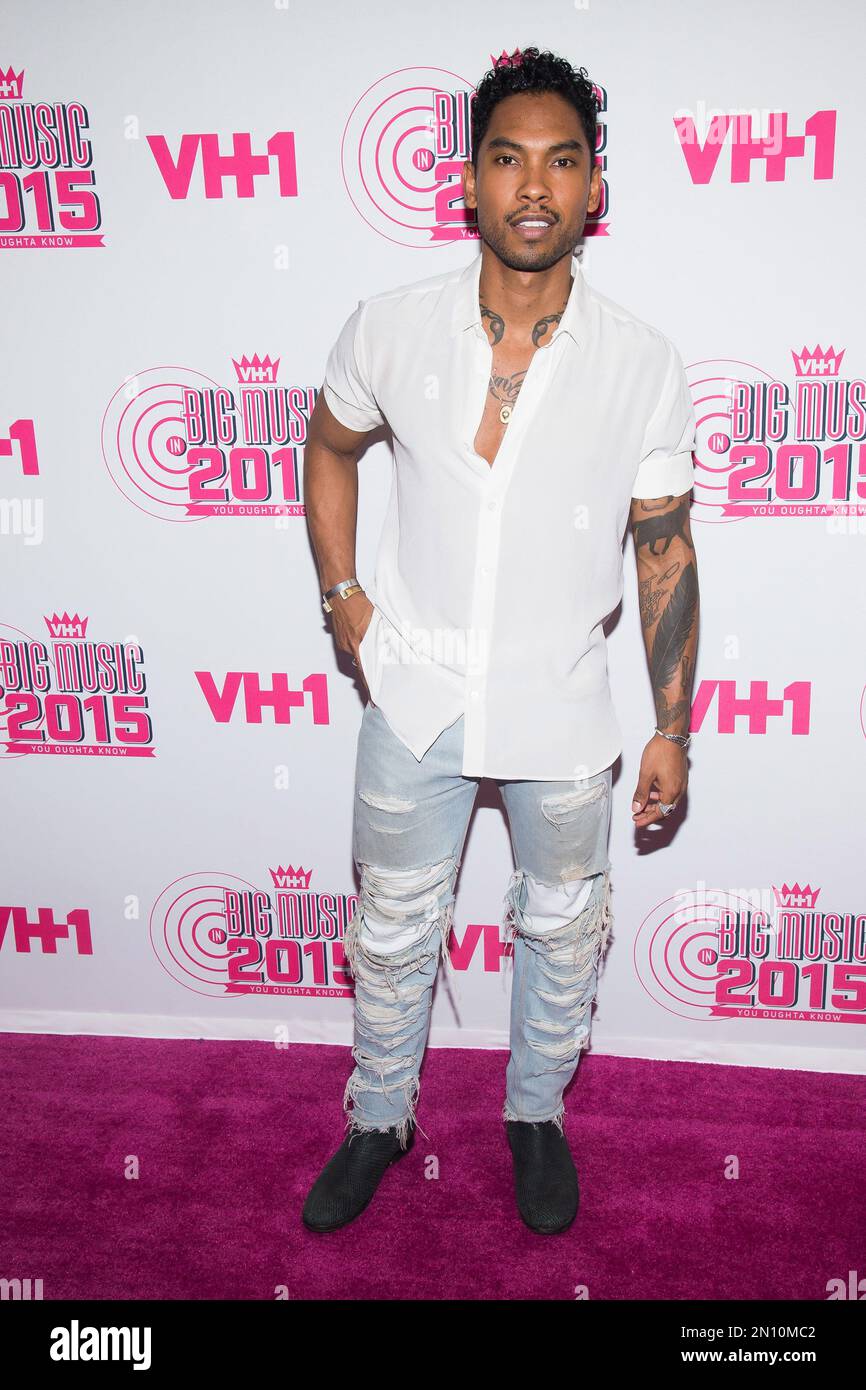 MIguel attends "VH1 Big Music in 2015: You Oughta Know" at The Armory ...