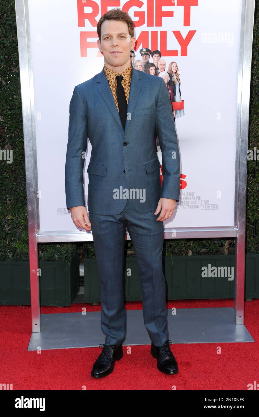 Jake Lacy attends the LA Premiere of "Love The Coopers" held at The ...