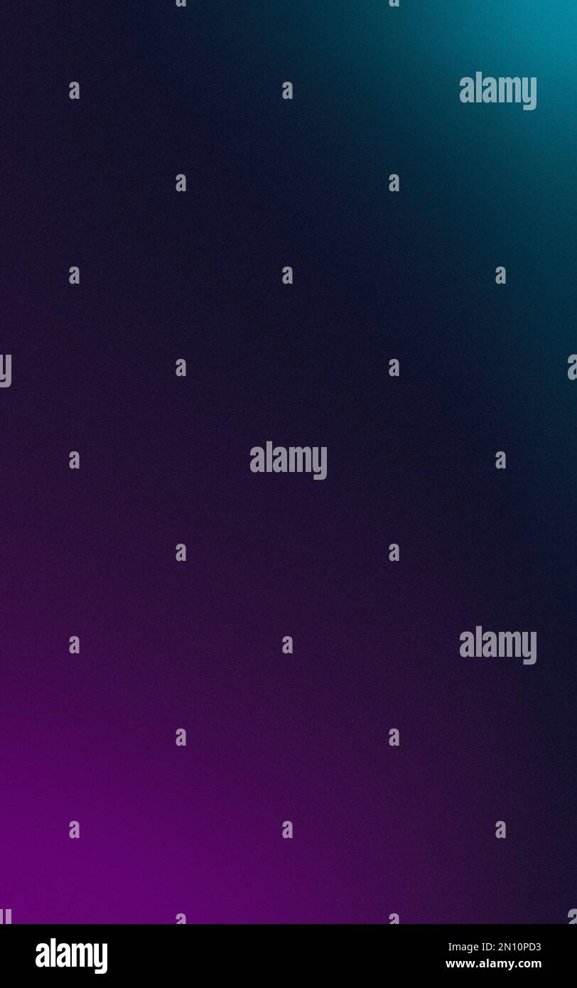 Dark grainy gradient background, blue purple neon colors, noise texture ...