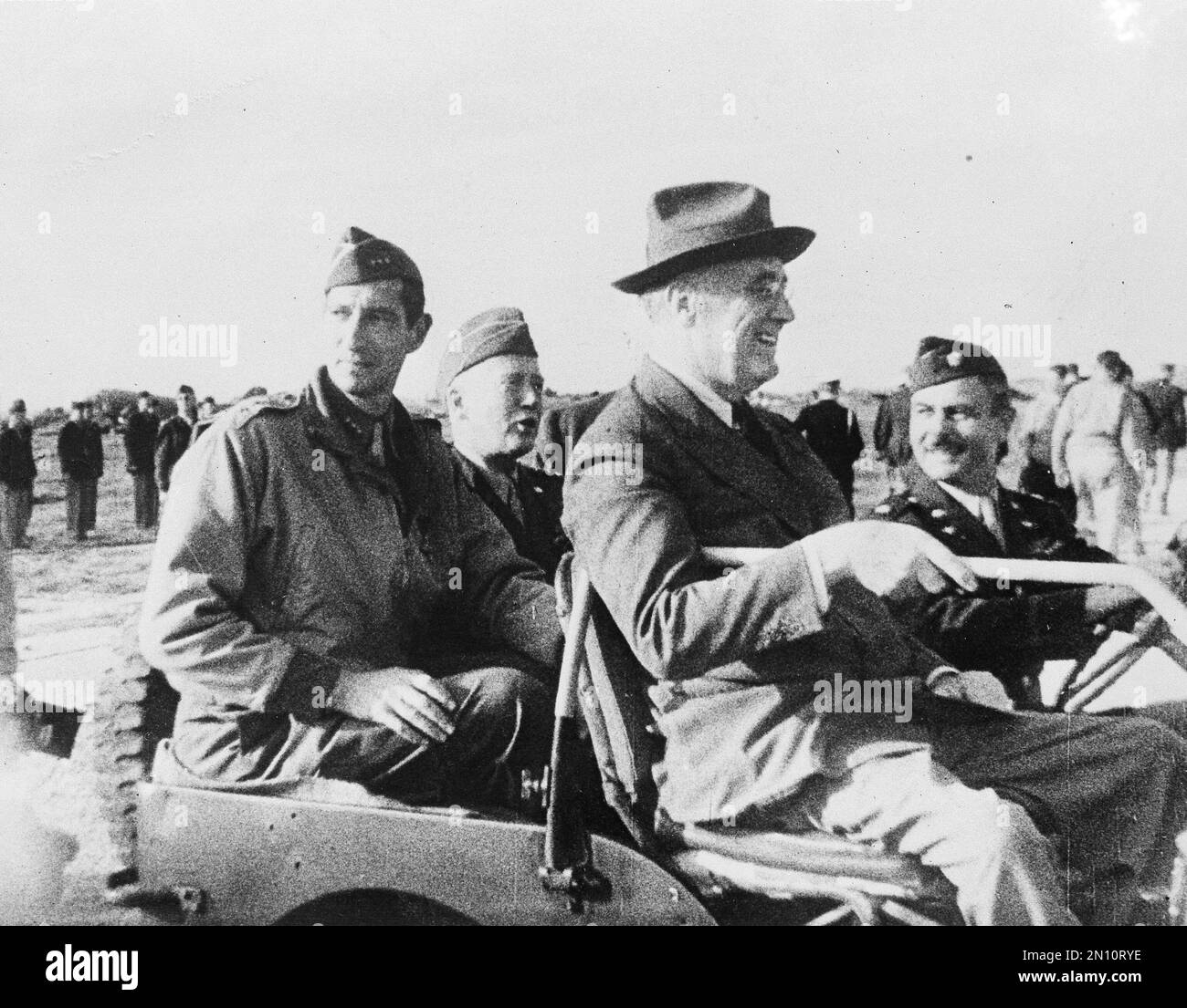 In this photo provided by the U.S. Army, President Franklin D ...