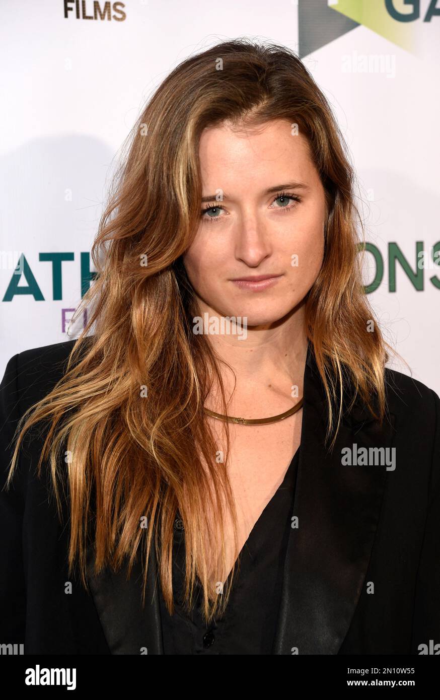 Actress Grace Gummer poses at the premiere of the film "Consumed" at ...