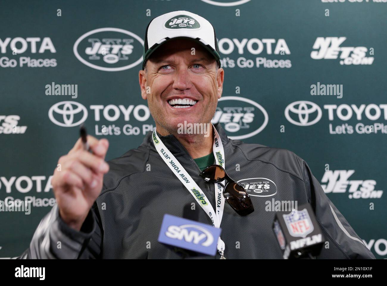 FILE - In this July 24, 2014, file photo, Rex Ryan, then-coach of the ...