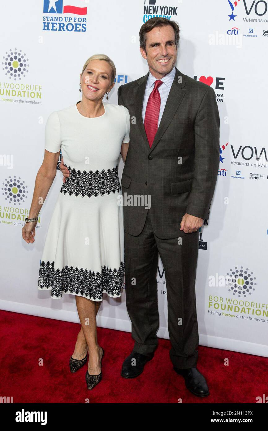 Lee Woodruff, left, and Bob Woodruff arrive at the 9th Annual Stand Up ...