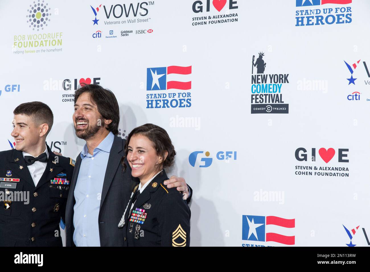 Ray Romano, center and honored guests arrive at the 9th Annual Stand Up ...