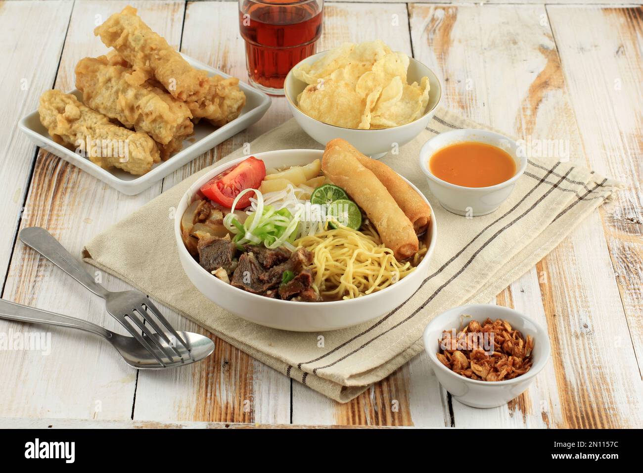 Soto Mie Bogor, Indonesian Traditional Beef Noodle Soup from West Java ...