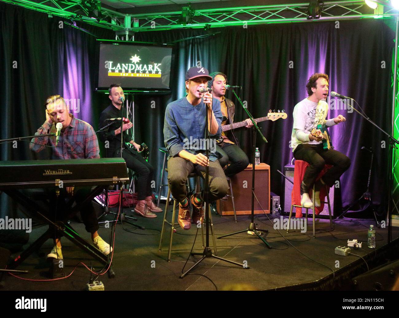 Kenny Carkeet, from left, Isaac Carpenter, Aaron Bruno, Marc Walloch ...
