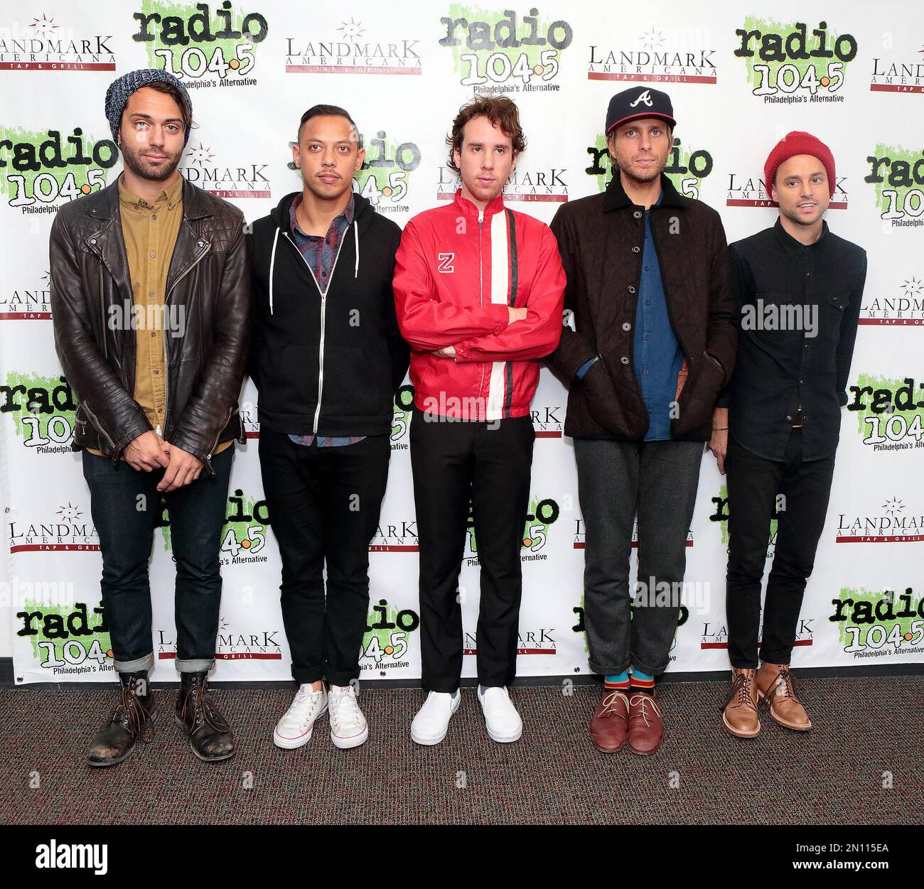 Marc Walloch, from left, Kenny Carkeet, Zach Irons, Aaron Bruno and ...
