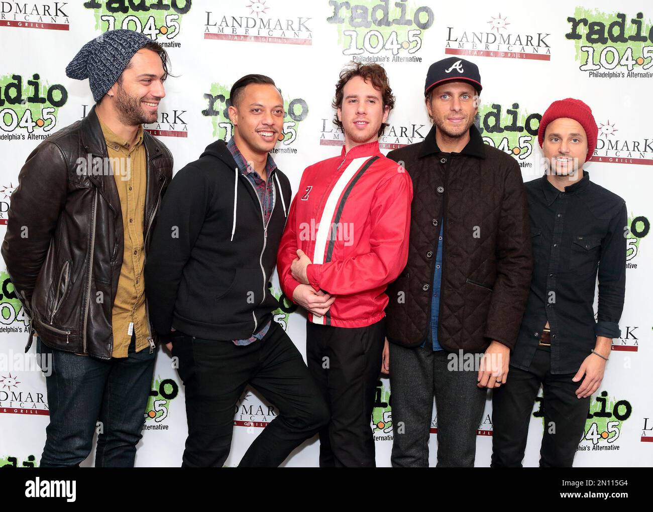 Marc Walloch, from left, Kenny Carkeet, Zach Irons, Aaron Bruno and ...