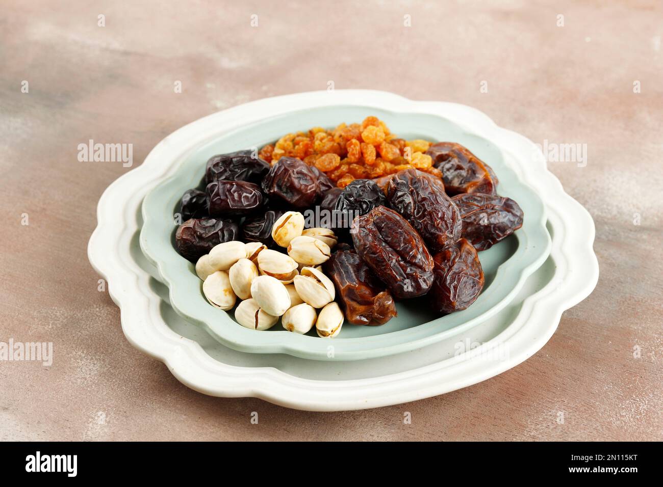 Various Snack for Sweet Takjil Iftar Moslem Ramadan Month, Pistachio ...