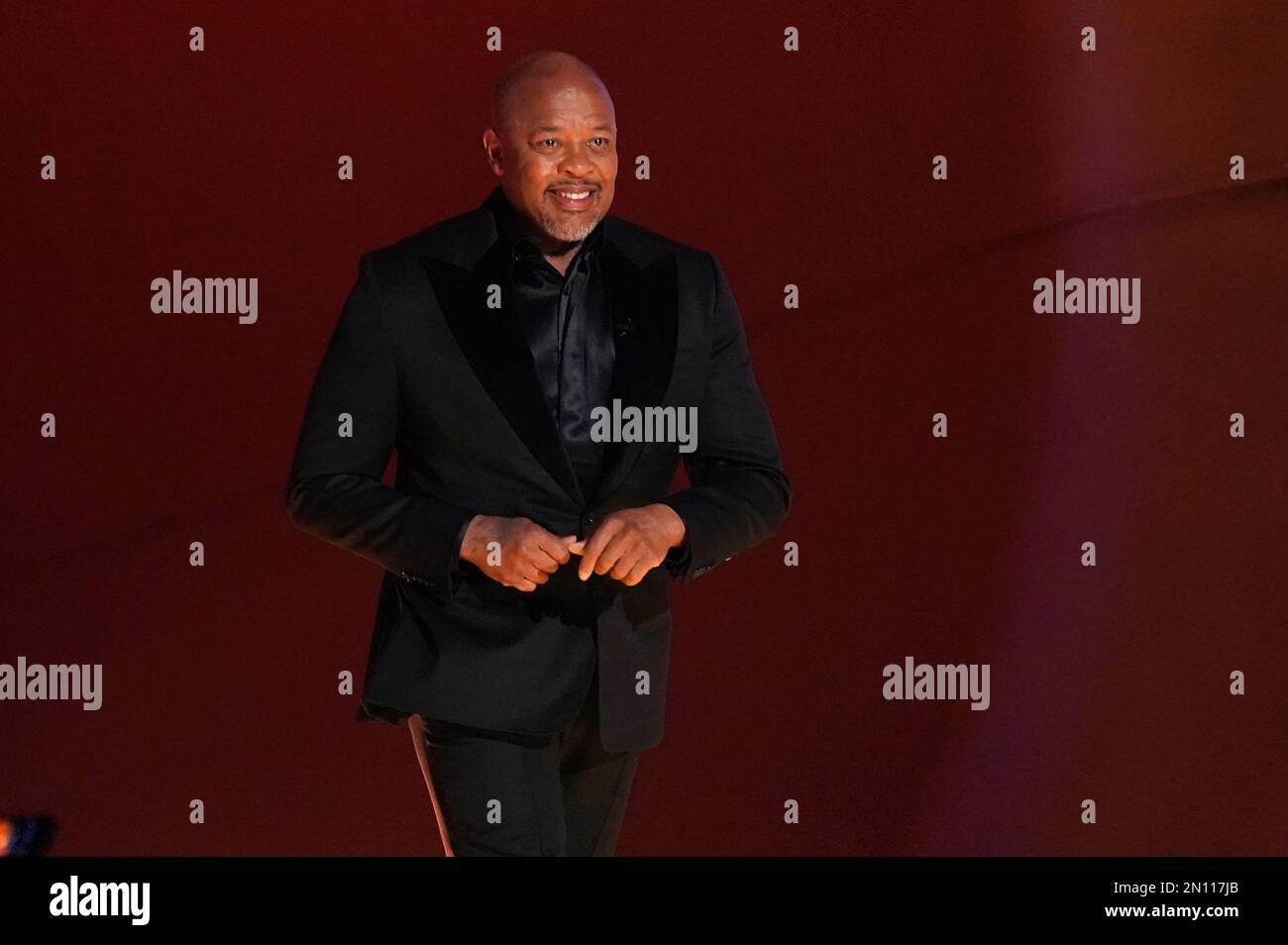 Dr. Dre appears on stage at the 65th annual Grammy Awards on Sunday ...