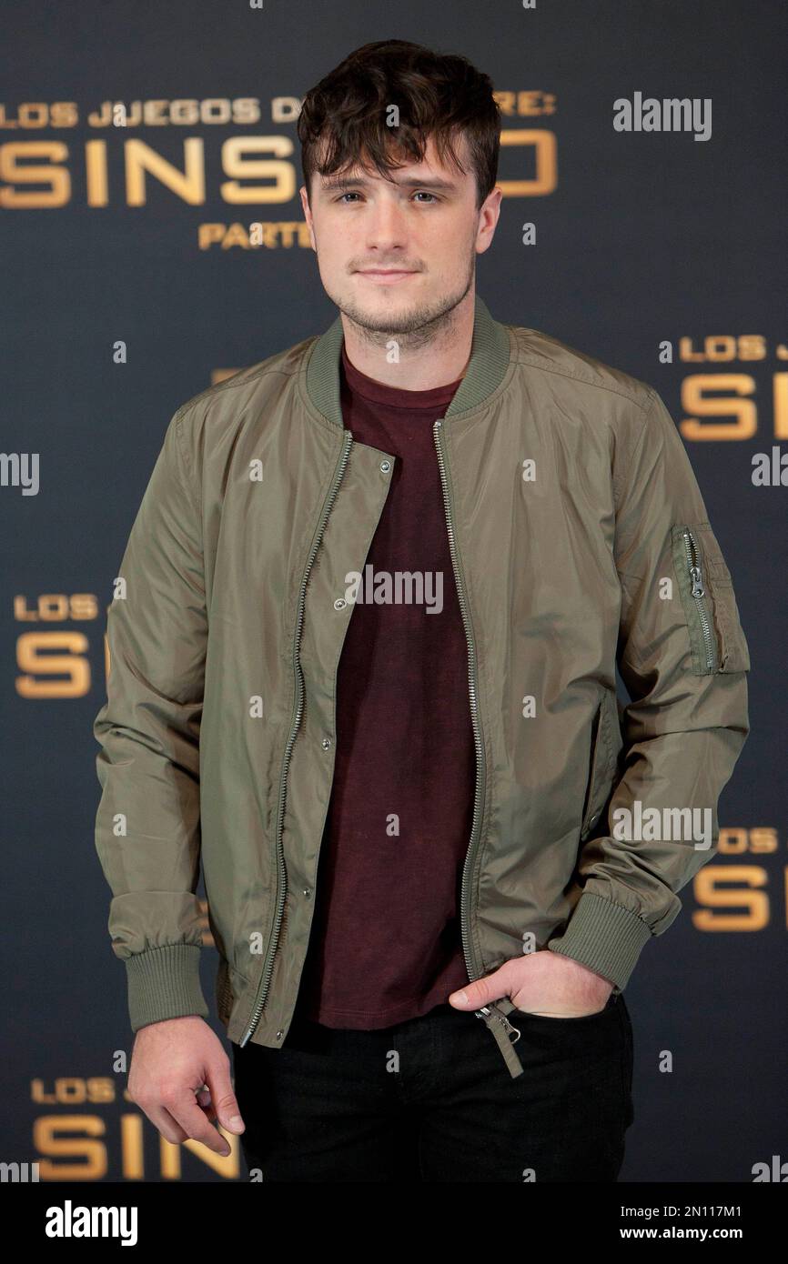 US actor Josh Hutcherson poses for photographers during the photocall ...