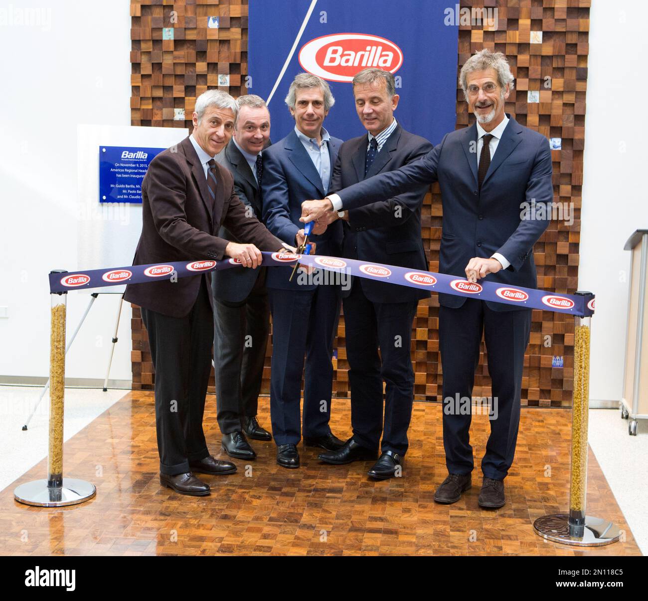 IMAGE DISTRIBUTED FOR BARILLA - Barilla leaders, from left, Vice ...