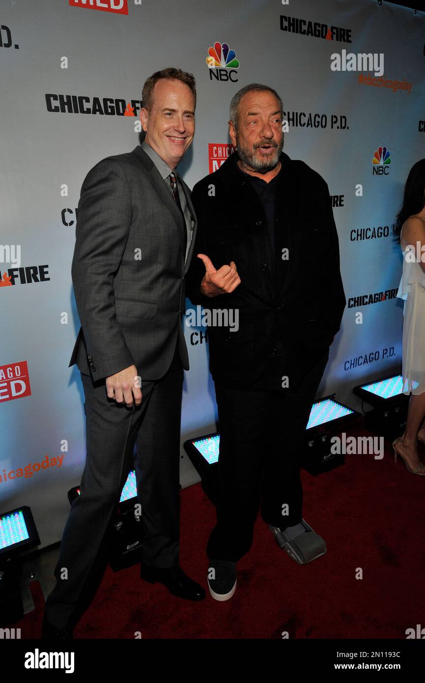 Robert Greenblatt and Dick Wolf seen at Red Carpet Event for NBC's ...