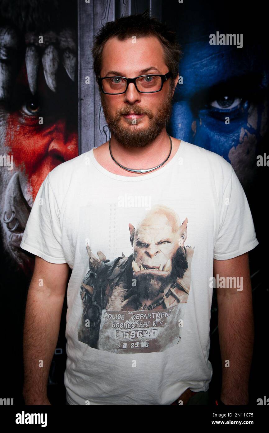 Duncan Jones poses for a portrait during Blizzcon at the Anaheim ...