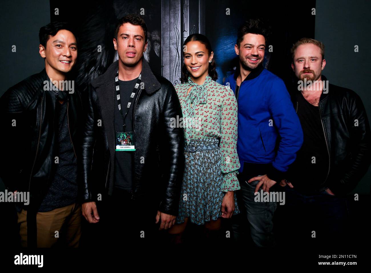 Daniel Wu, from left, Toby Kebbell, Paula Patton, Dominic Cooper and ...