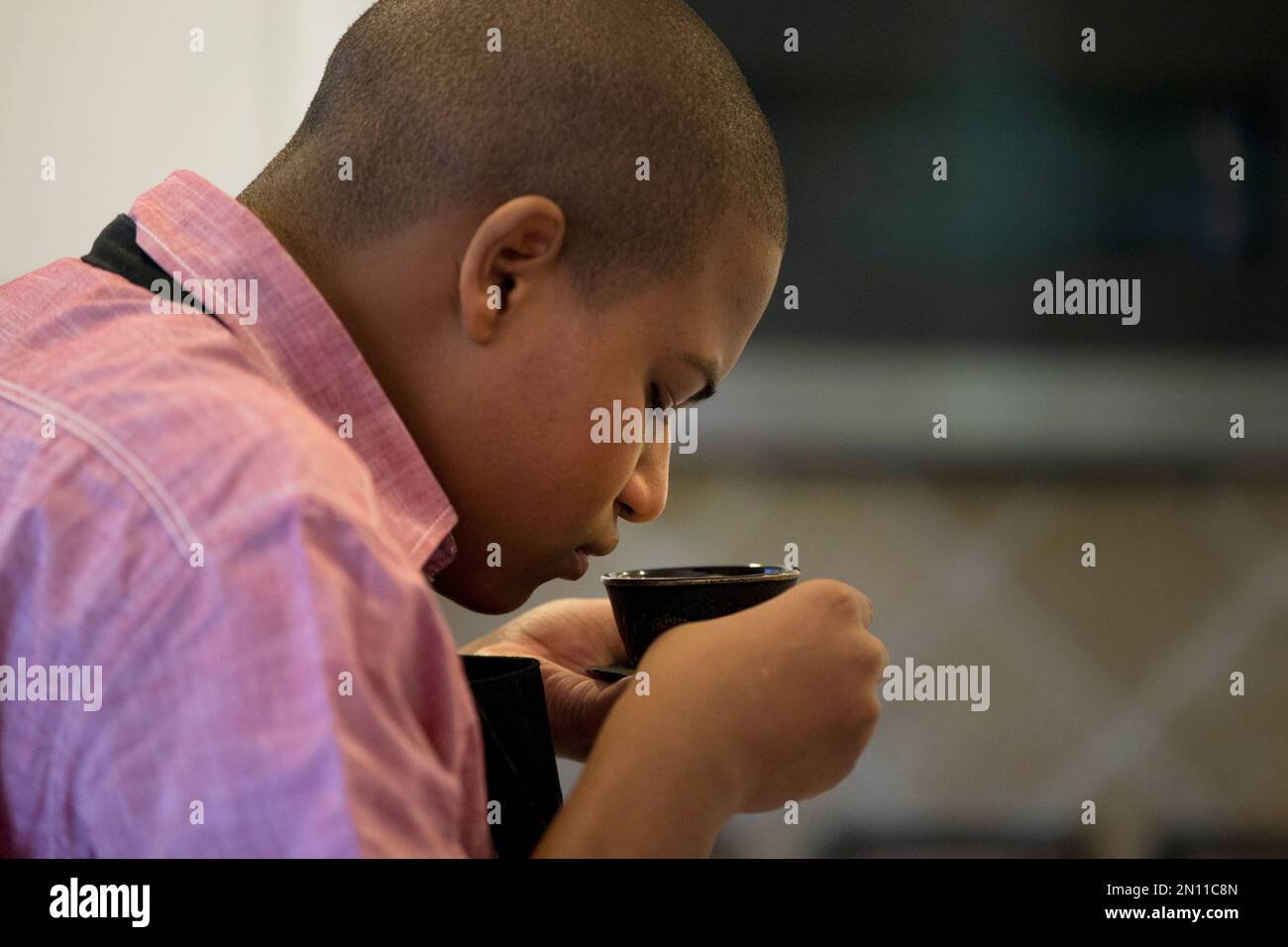 In this Friday, Oct. 30, 2015 photo, 13-year-old autistic chef Chase ...