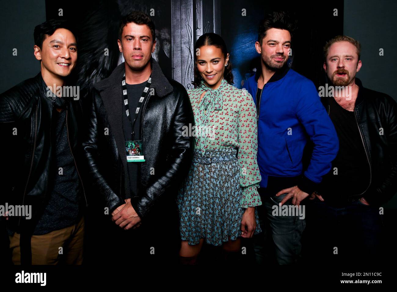 Daniel Wu, from left, Toby Kebbell, Paula Patton, Dominic Cooper and ...