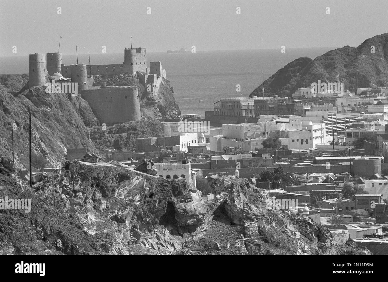 A 17th century Portuguese fort dominates the town and horseshoe-shaped ...