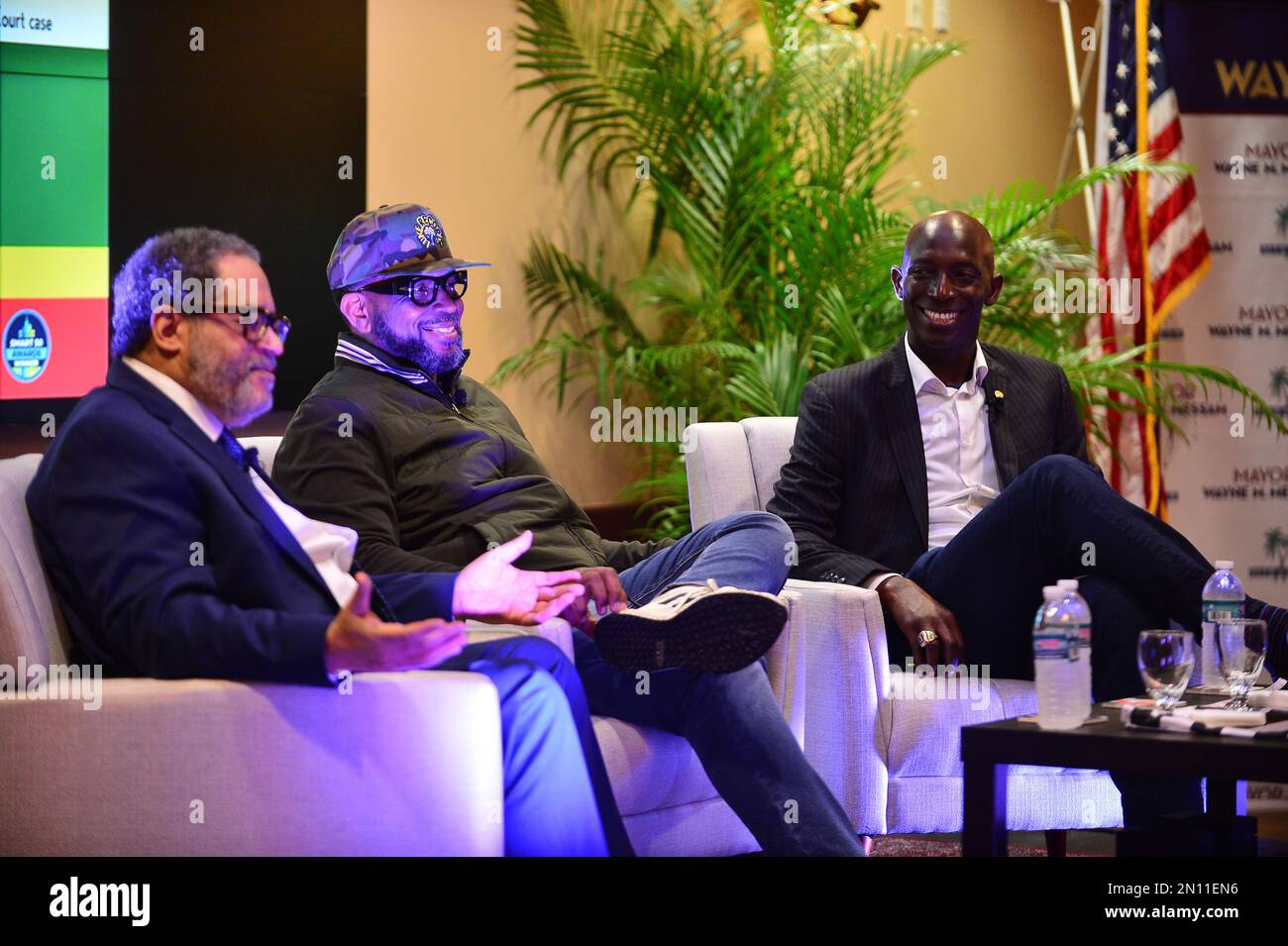 Michael Eric Dyson, Luther Campbell and City of Miramar Mayor Wayne ...