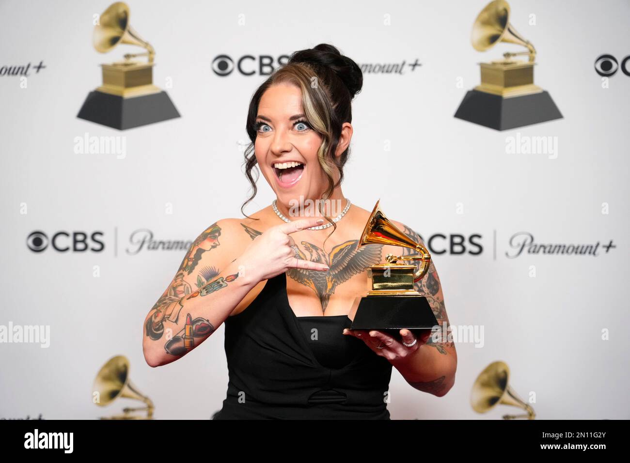 Ashley McBryde, winner of the Best Country Duo/Group Performance of ...