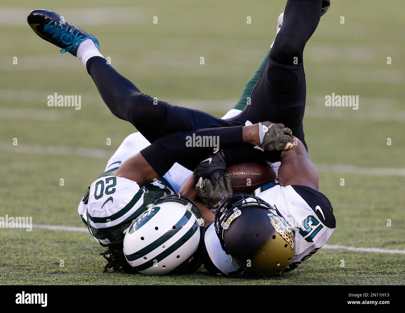 Jacksonville Jaguars wide receiver Allen Robinson (15) makes a catch ...