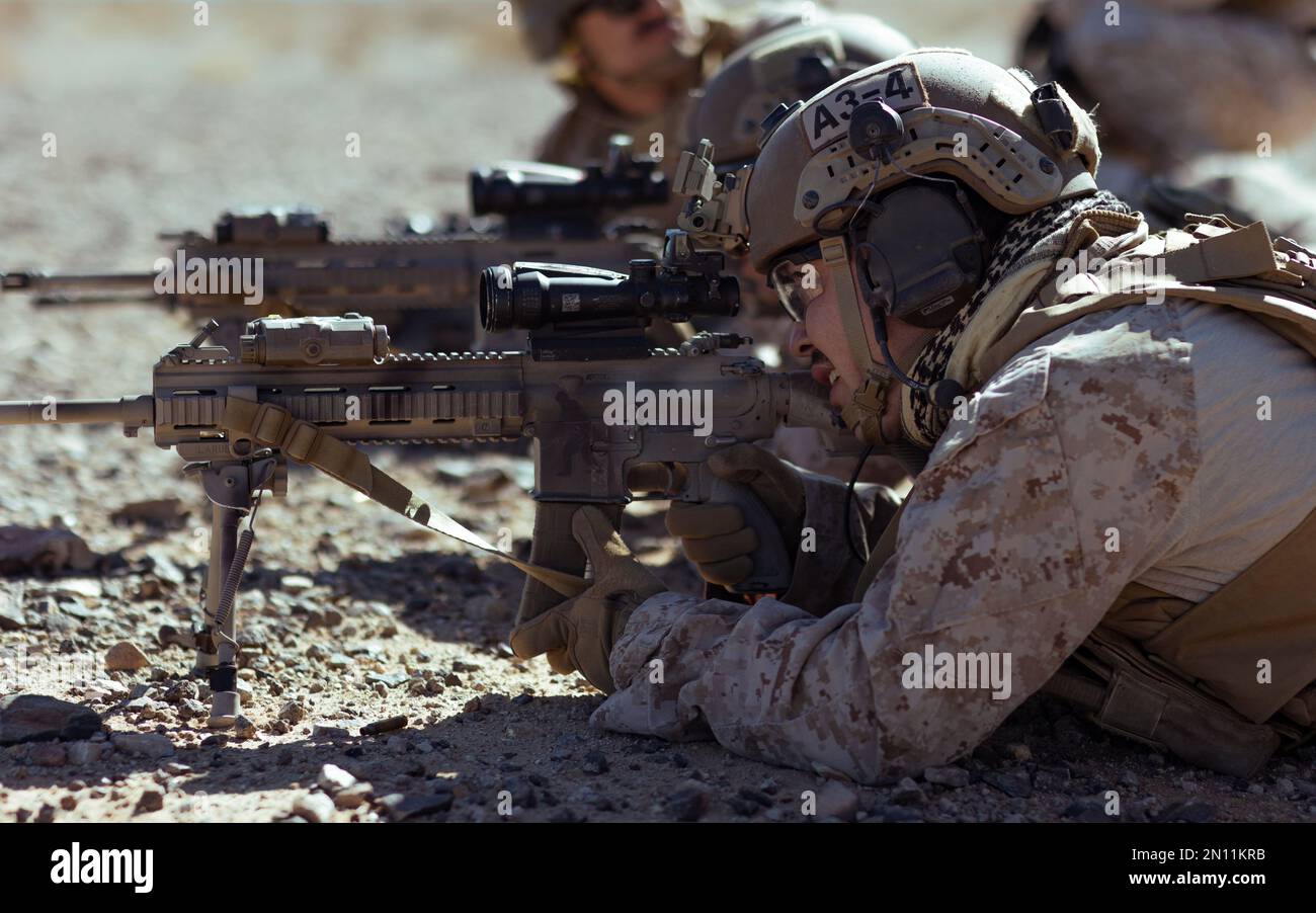 U.S. Marine Corps Cpl. Michael Indigo, a reconnaissance man with 3d ...