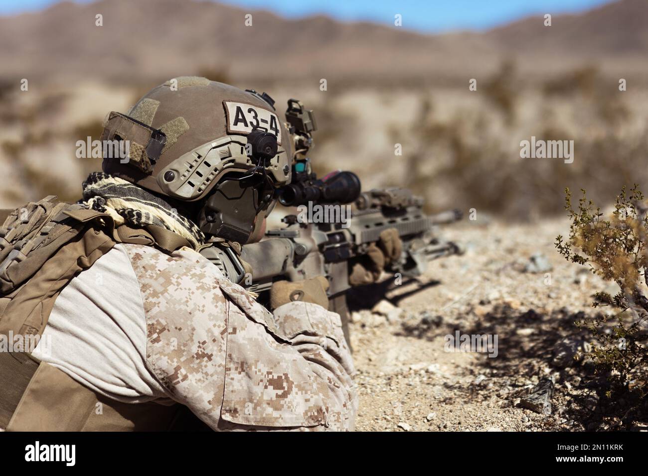 U.S. Marine Corps Cpl. Michael Indigo, a reconnaissance man with 3d ...