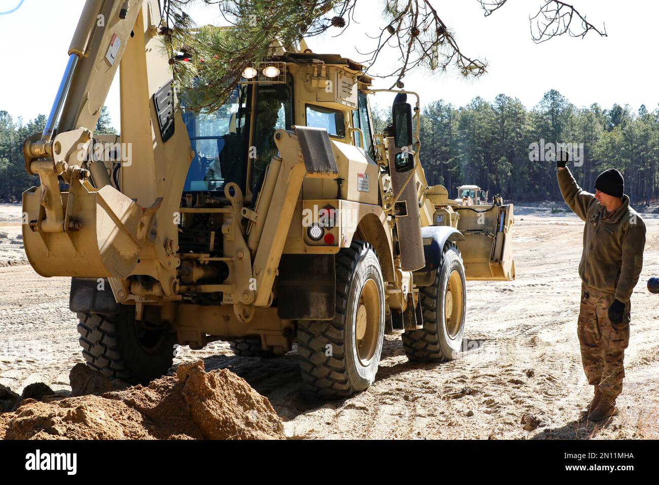 U.S. Army Soldiers with Alpha Company 104th Brigade Engineer Battalion ...