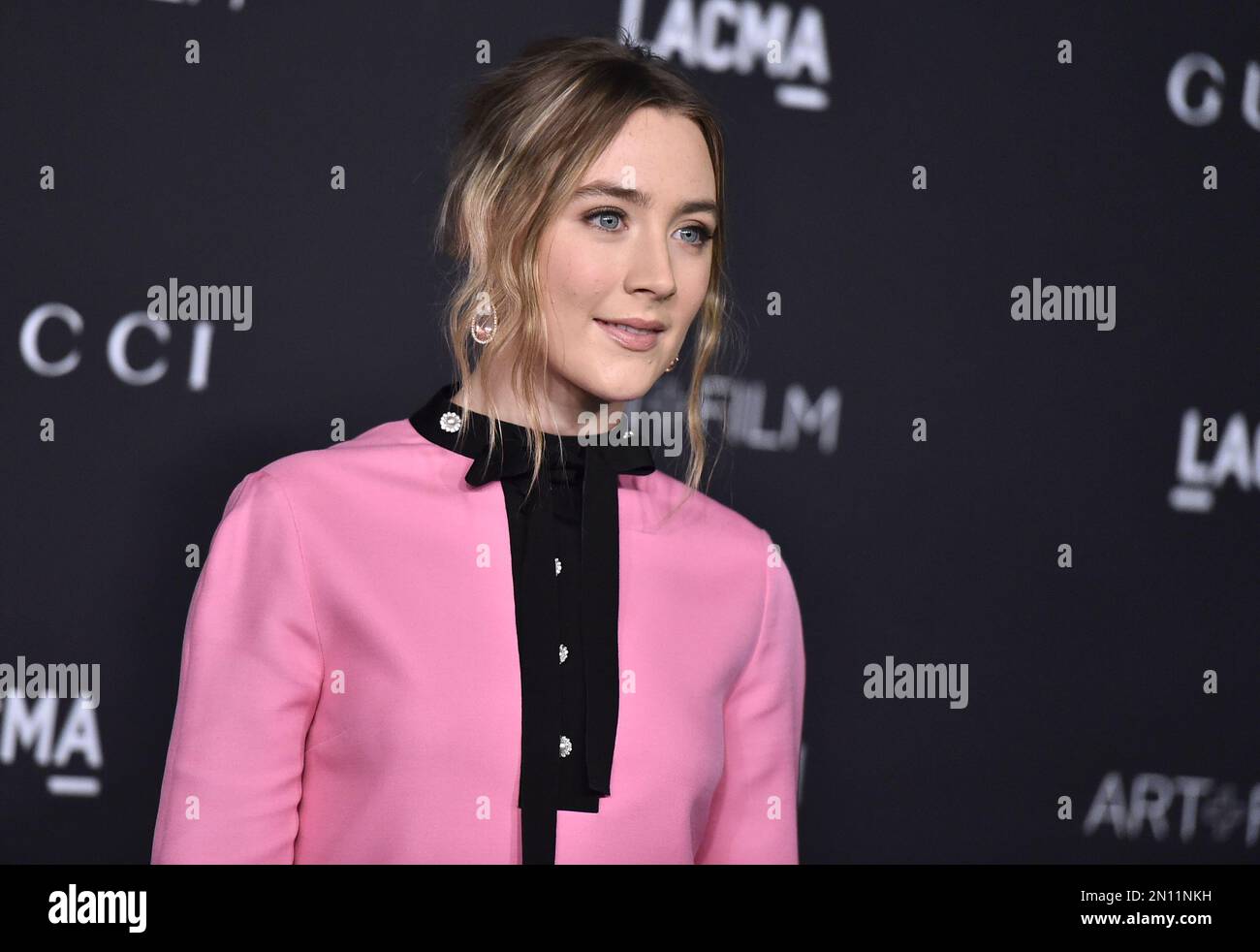 Saoirse Ronan attends LACMA 2015 Art+Film Gala at LACMA on November 7 ...