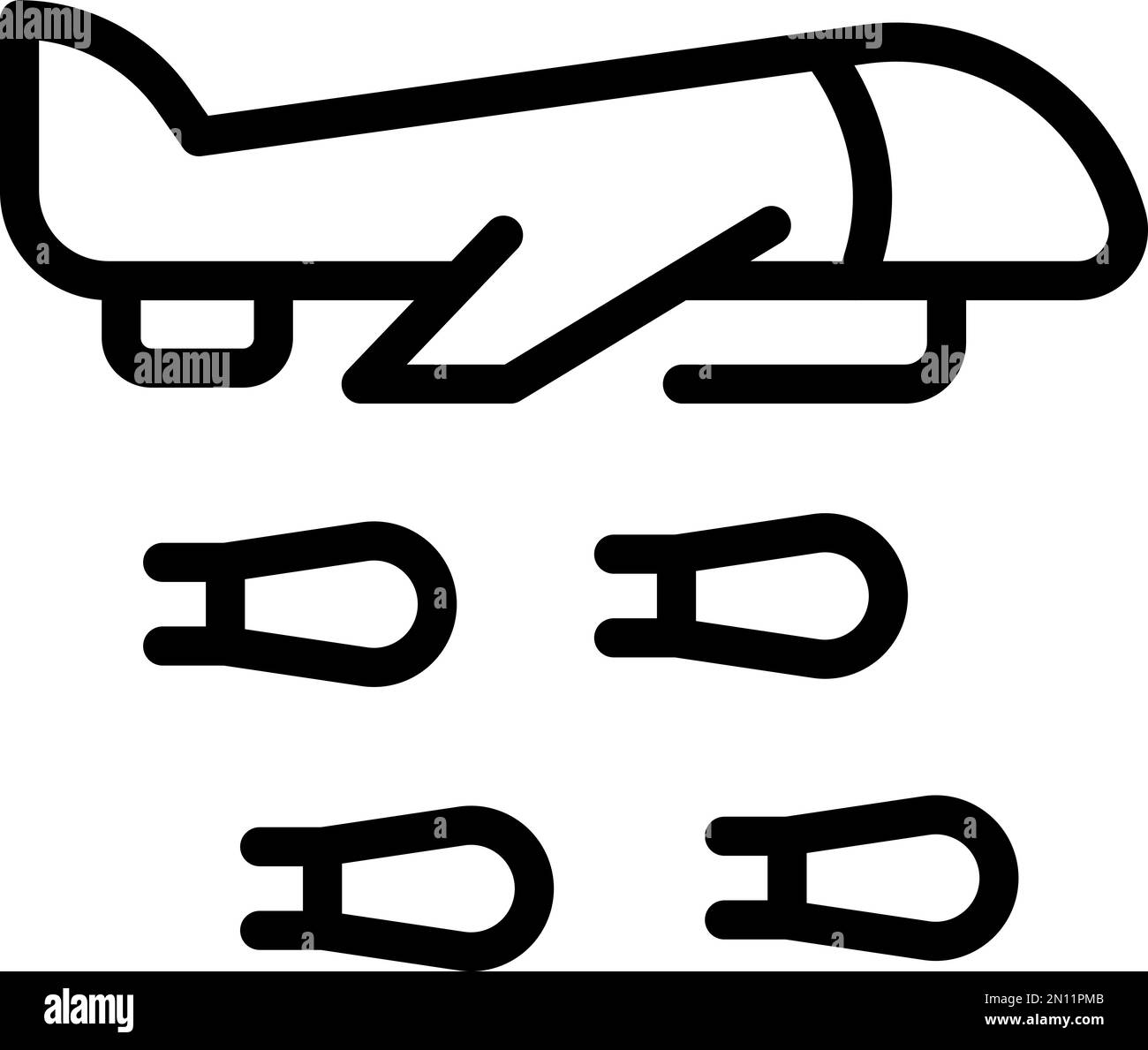 Air attack icon outline vector. Raid alert. War sign Stock Vector Image ...