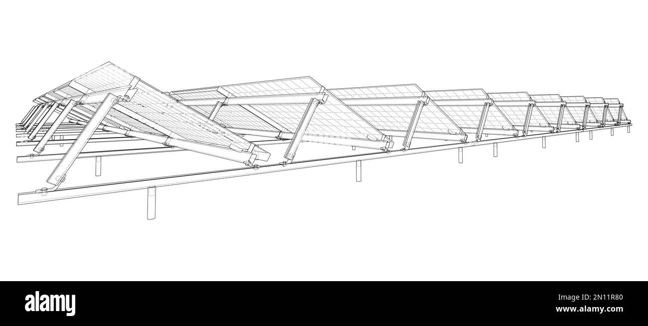 Solar Panel Concept. Vector Stock Vector Image & Art - Alamy
