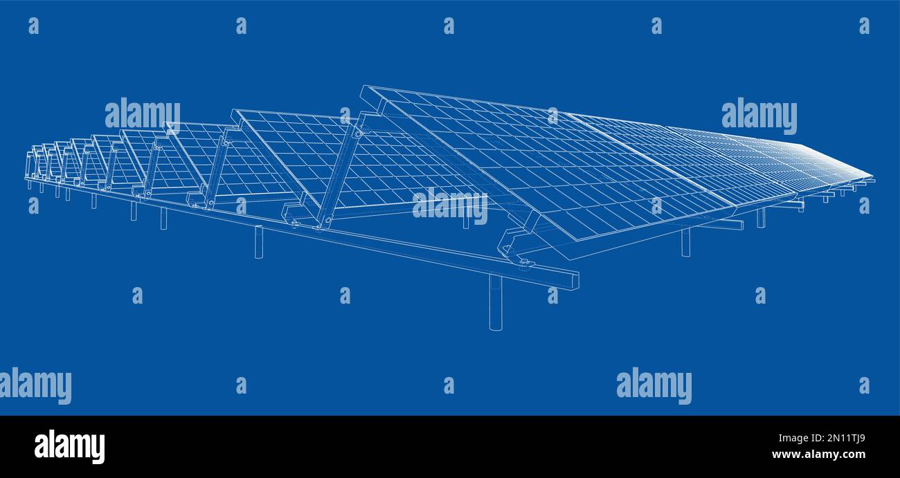 Solar Panel Concept. Vector Stock Vector Image & Art - Alamy