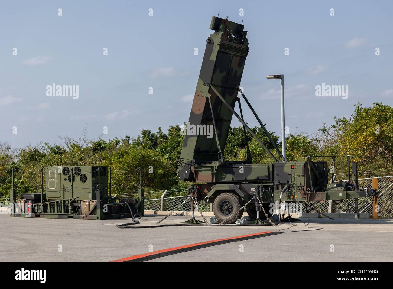 U.S. Marines Marine Air Control Group (MACG) 18 receive a class on the ...