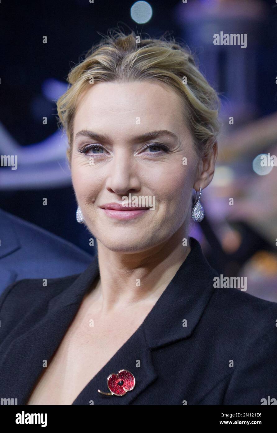 U.S. actress Kate Winslet poses for photographers prior unveiling a ...