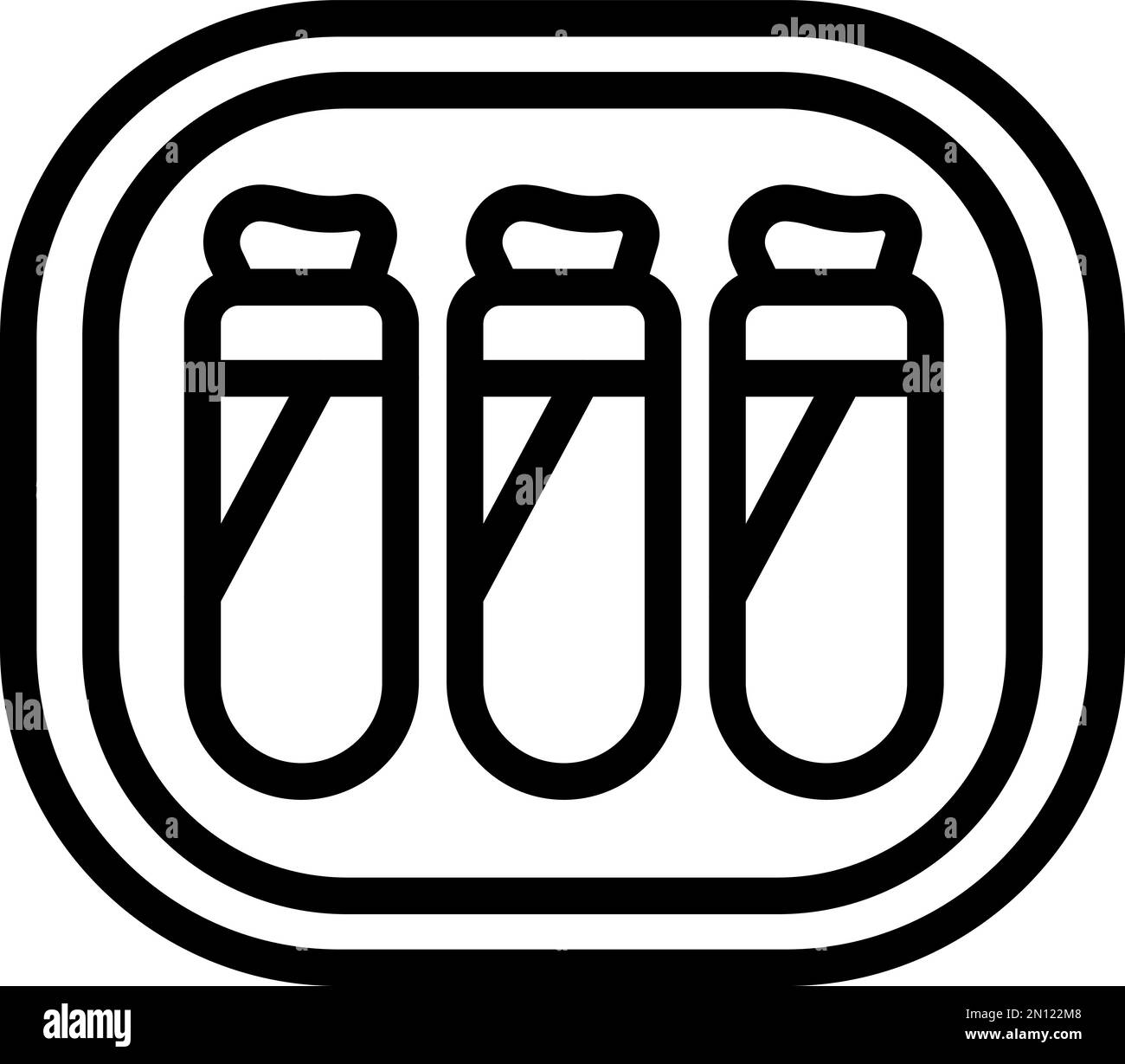 Cooking spring roll icon outline vector. Asian menu. Plate lunch Stock ...