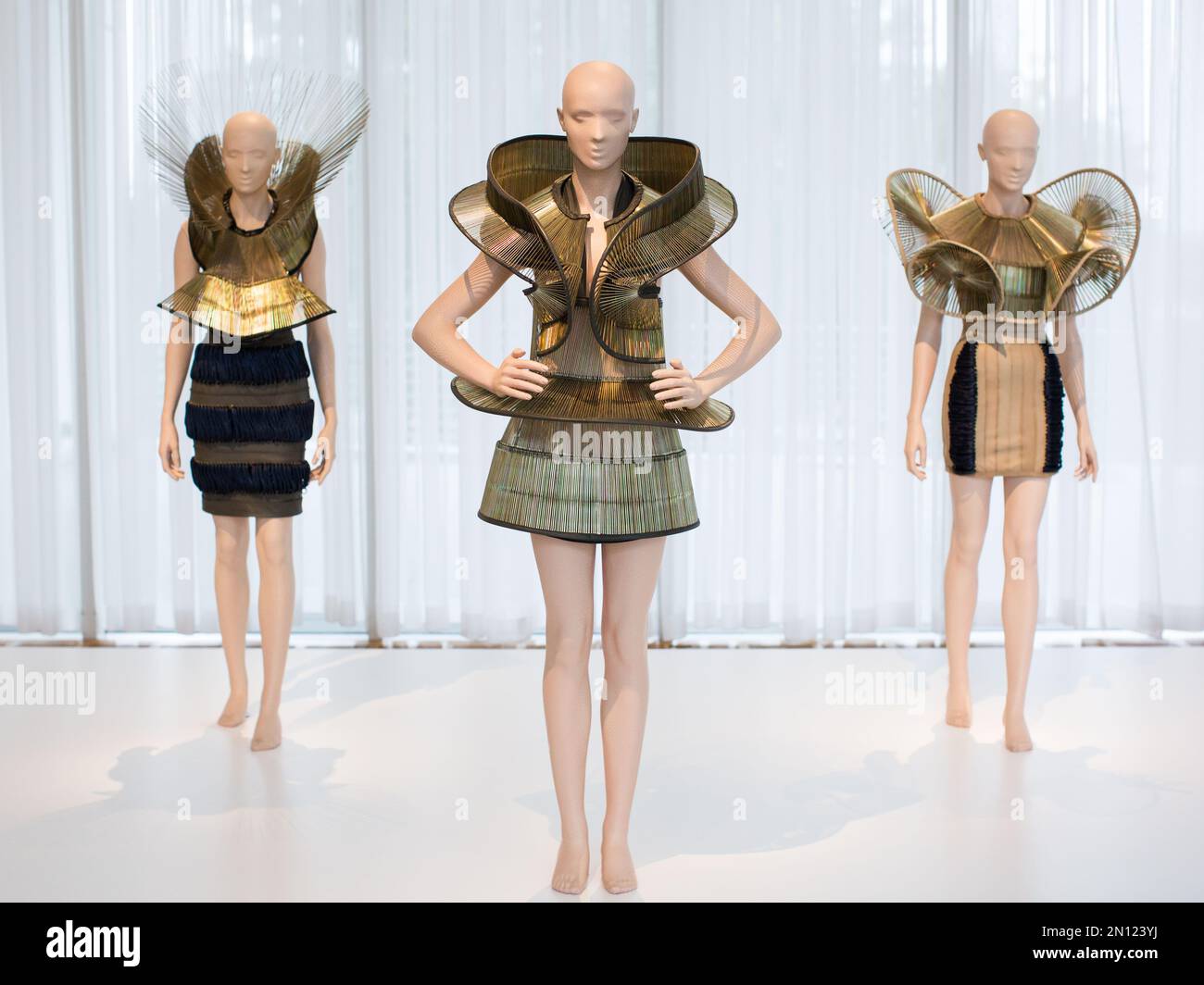 Dresses from the Chemical Crows collection by designer Iris van Herpen ...