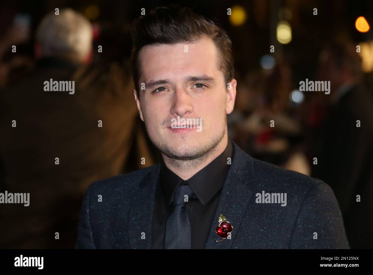 Josh Hutcherson poses for photographers upon arrival at the premiere of ...