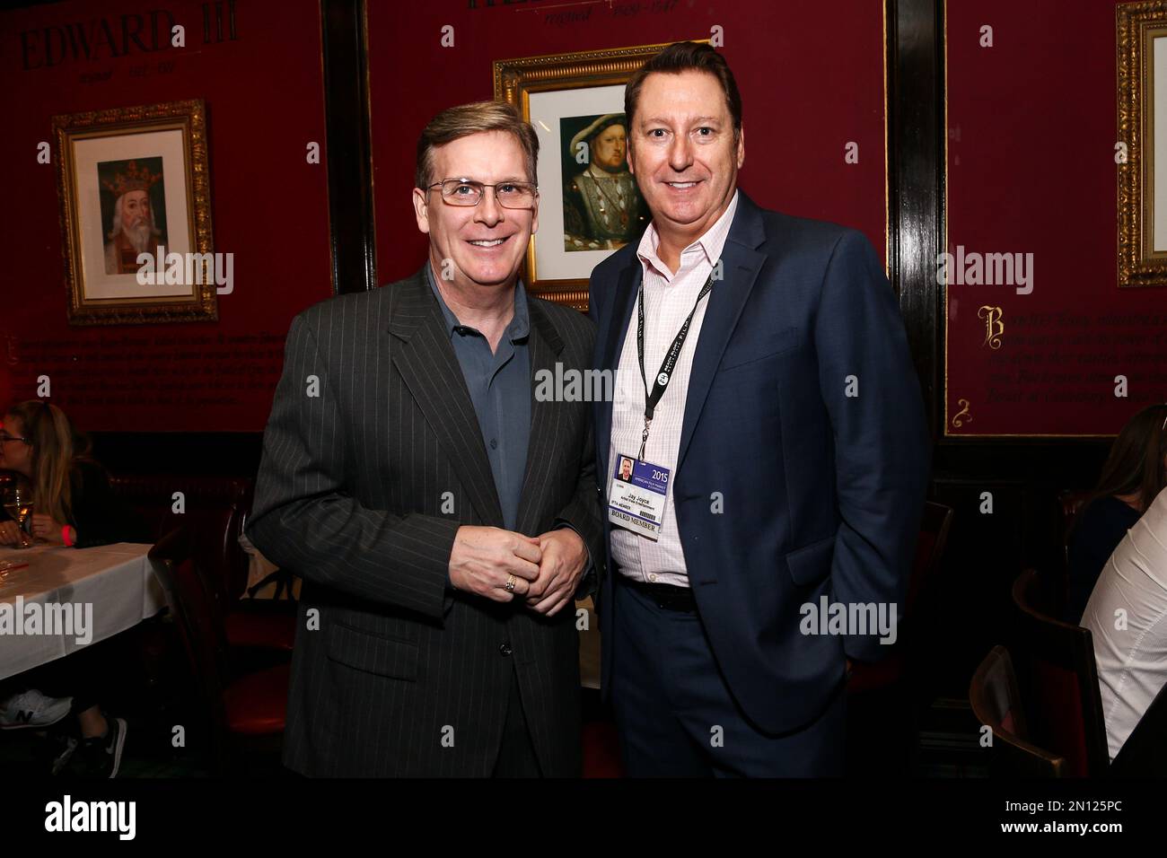 Scott Jones, left, and Jay Joyce attend the Artists View Entertainment ...