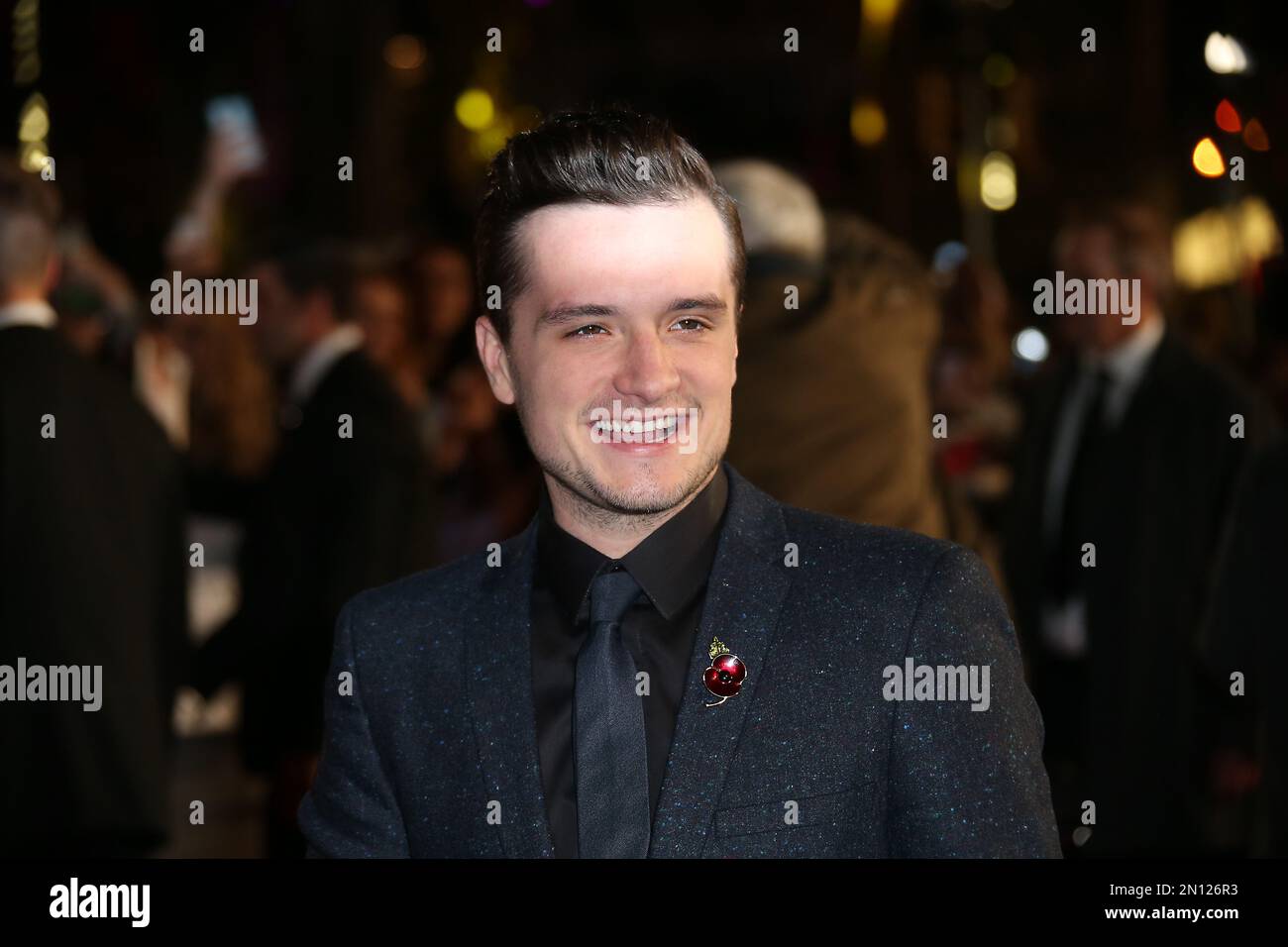 Josh Hutcherson poses for photographers upon arrival at the premiere of ...