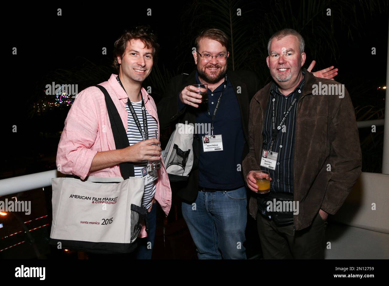 Paulo Leite, from left, Steve Wallace and Kevin Glynn attend the AFM ...