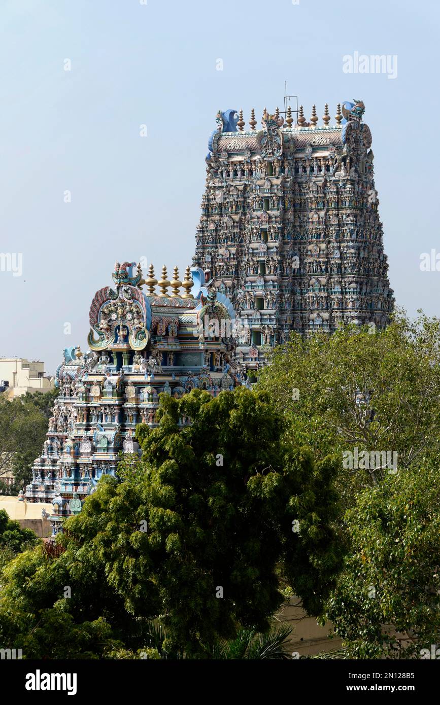 Madurai meenakshi amman temple hi-res stock photography and images - Alamy