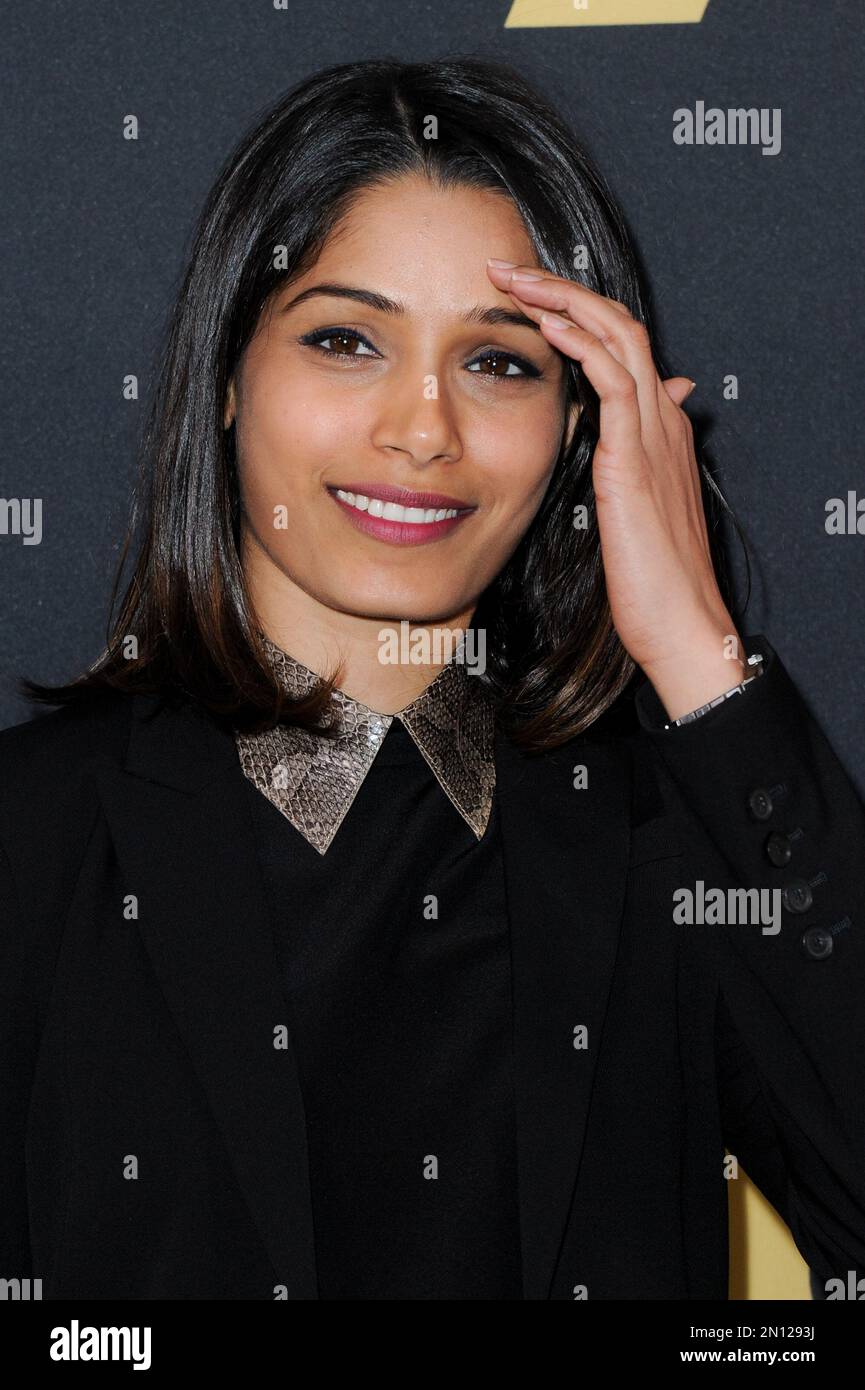 Actress Freida Pinto attends the Academy Nicholl Fellowships Awards ...