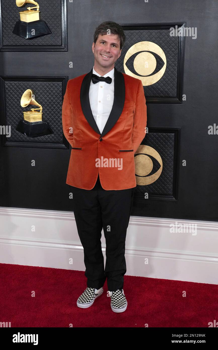 Greg Katz arrives at the 65th annual Grammy Awards on Sunday, Feb. 5, 2023, in Los Angeles ...
