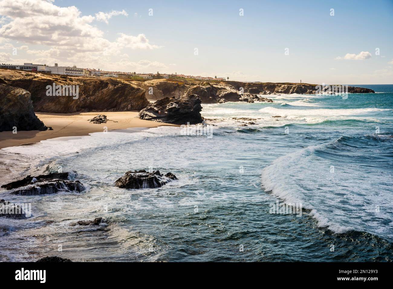 Spectacular cliffs and beaches on Vicentina Coast between Porto Covo ...