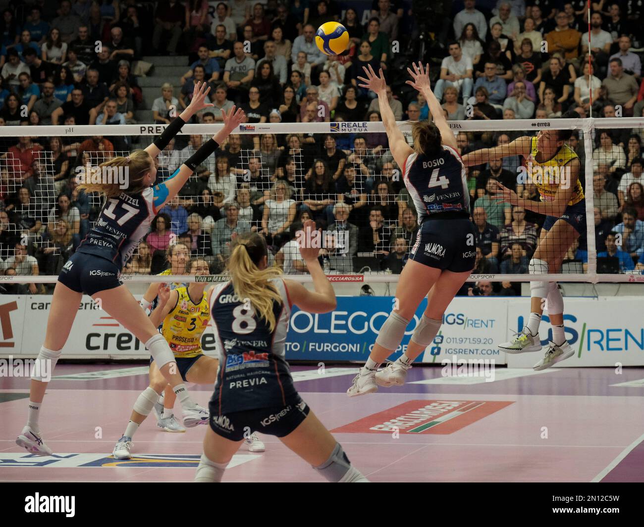 PalaFenera, Chieri, Italy, February 05, 2023, Francesca Bosio during ...