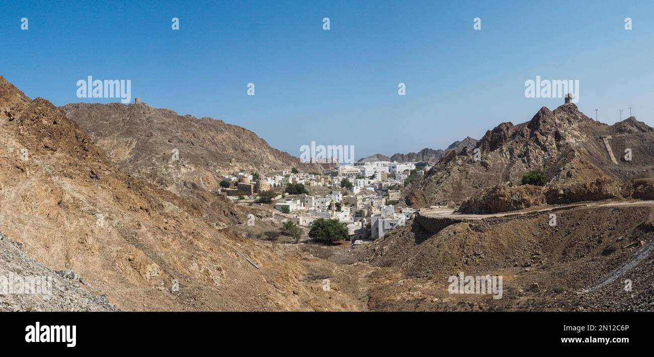 Historic Old City of Muscat, Oman, Asia Stock Photo - Alamy