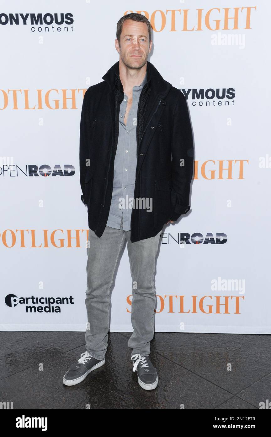 Michael Sugar attends the LA premiere of "Spotlight" held at the DGA ...