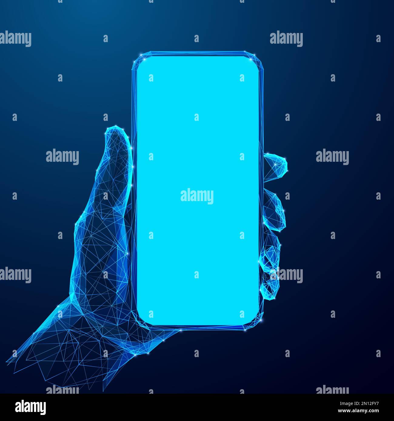 Hand hold mobile Stock Vector Images - Alamy