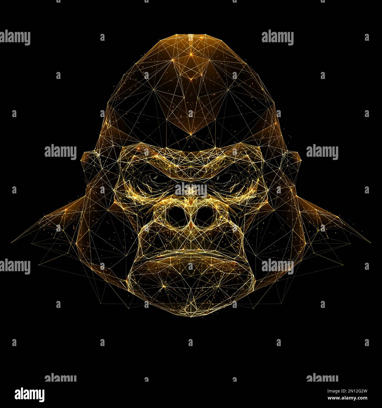 Digit the gorilla Stock Vector Images - Alamy